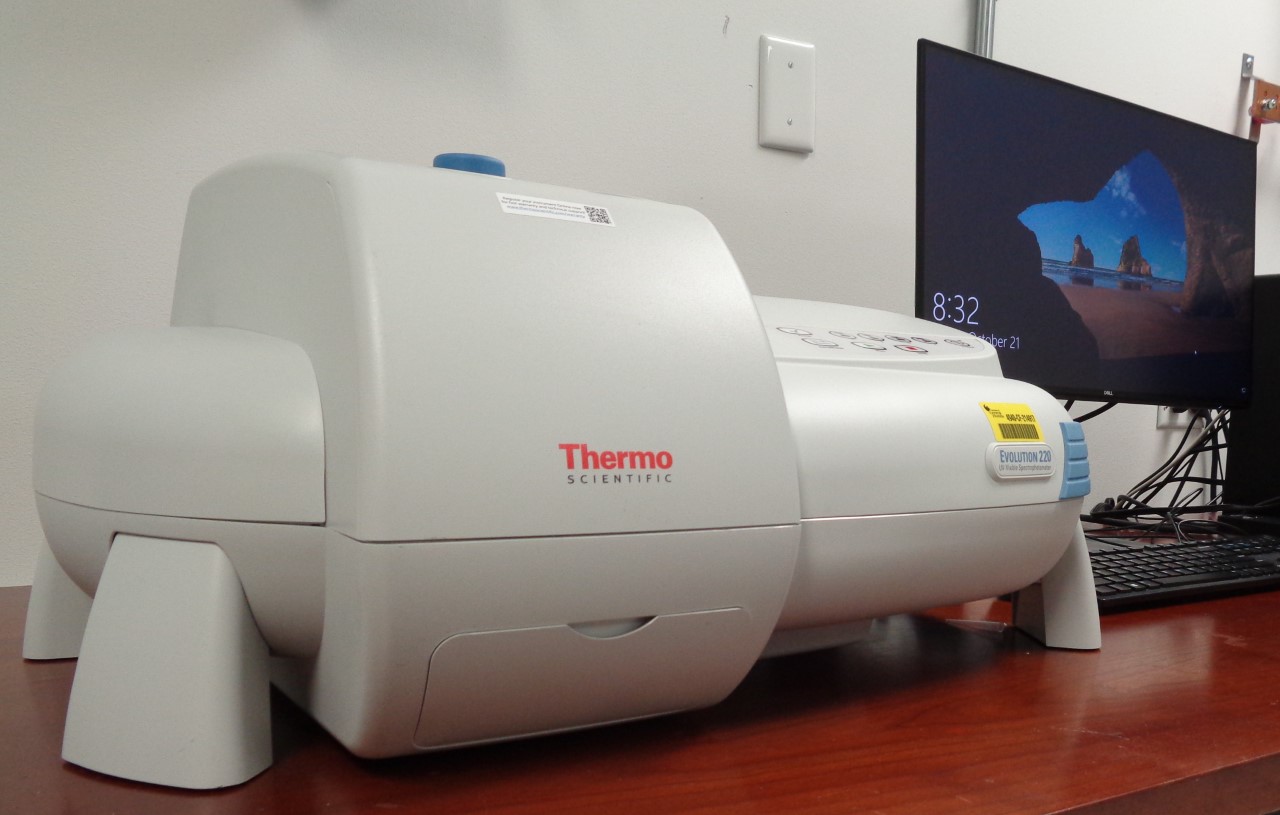 UV-VIS Spectrophotometer - Evolution 220 - NanoScience Technology Center
